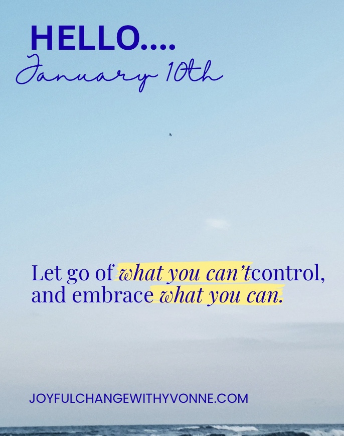 Hello…January 10th – Joyful Change With Yvonne